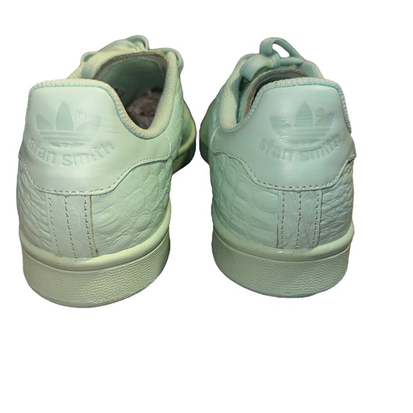 adidas | Shoes | Adidas Stan Smith Mint Green Crocodile Sneakers 9 ...